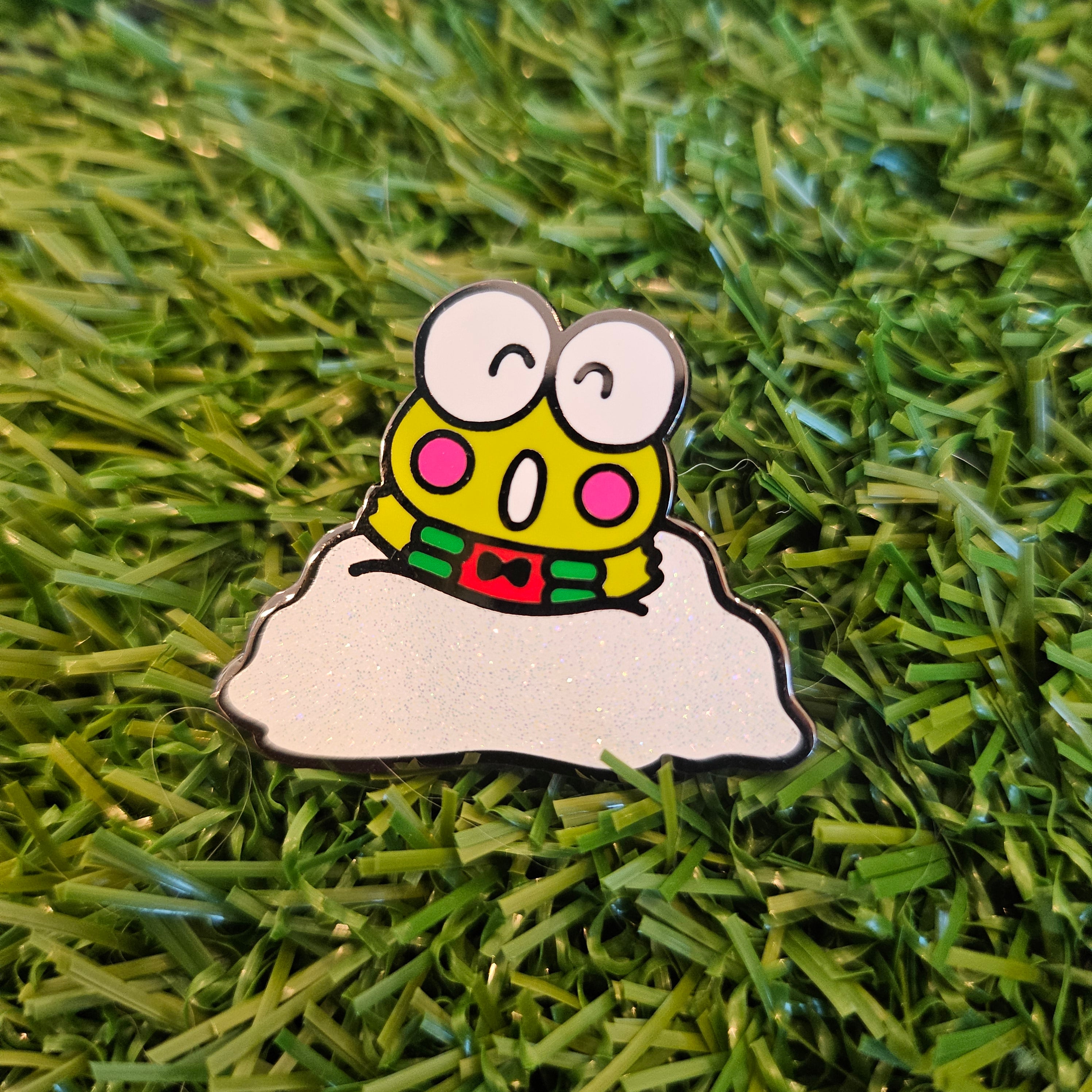 frog pin (snow) – SugarStar Store